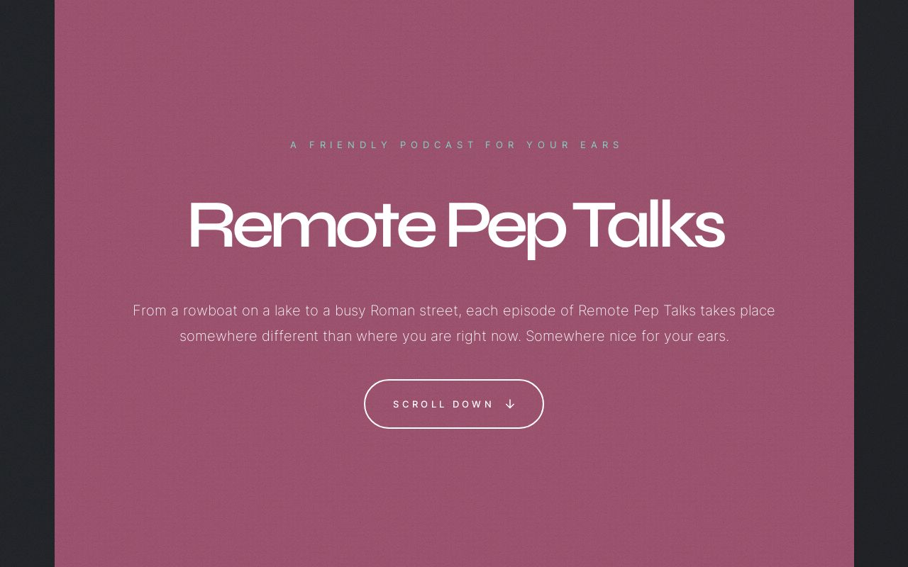 Remote Pep Talks